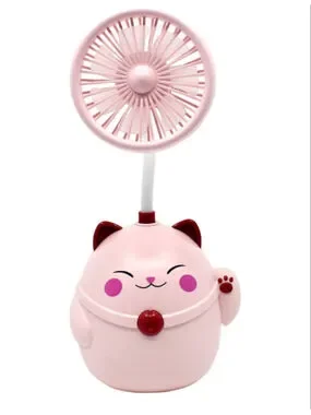 ennotek | Computers, Laptops & Parts | New Kawaii Pink Cat Desk Fan Pen ...